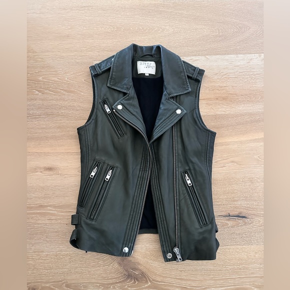 IRO | Jackets & Coats | Iro Lamb Leather Vest | Poshmark